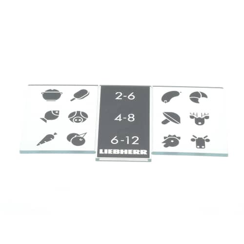 Liebherr BF1061 Combination Refrigerator/Freezer Drawer Plaques